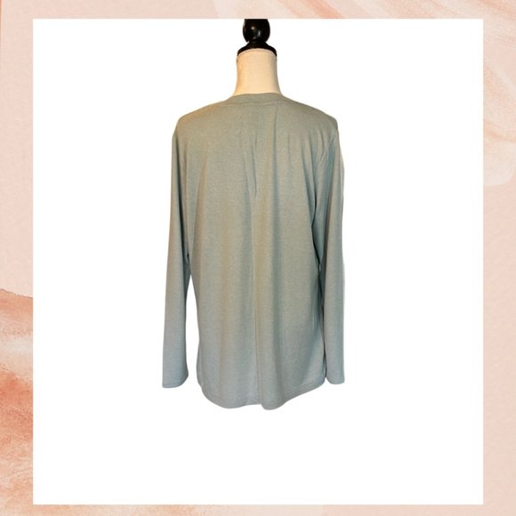 Matty M | Tops | Sage Soft Knit Vneck Shirt | Poshmark